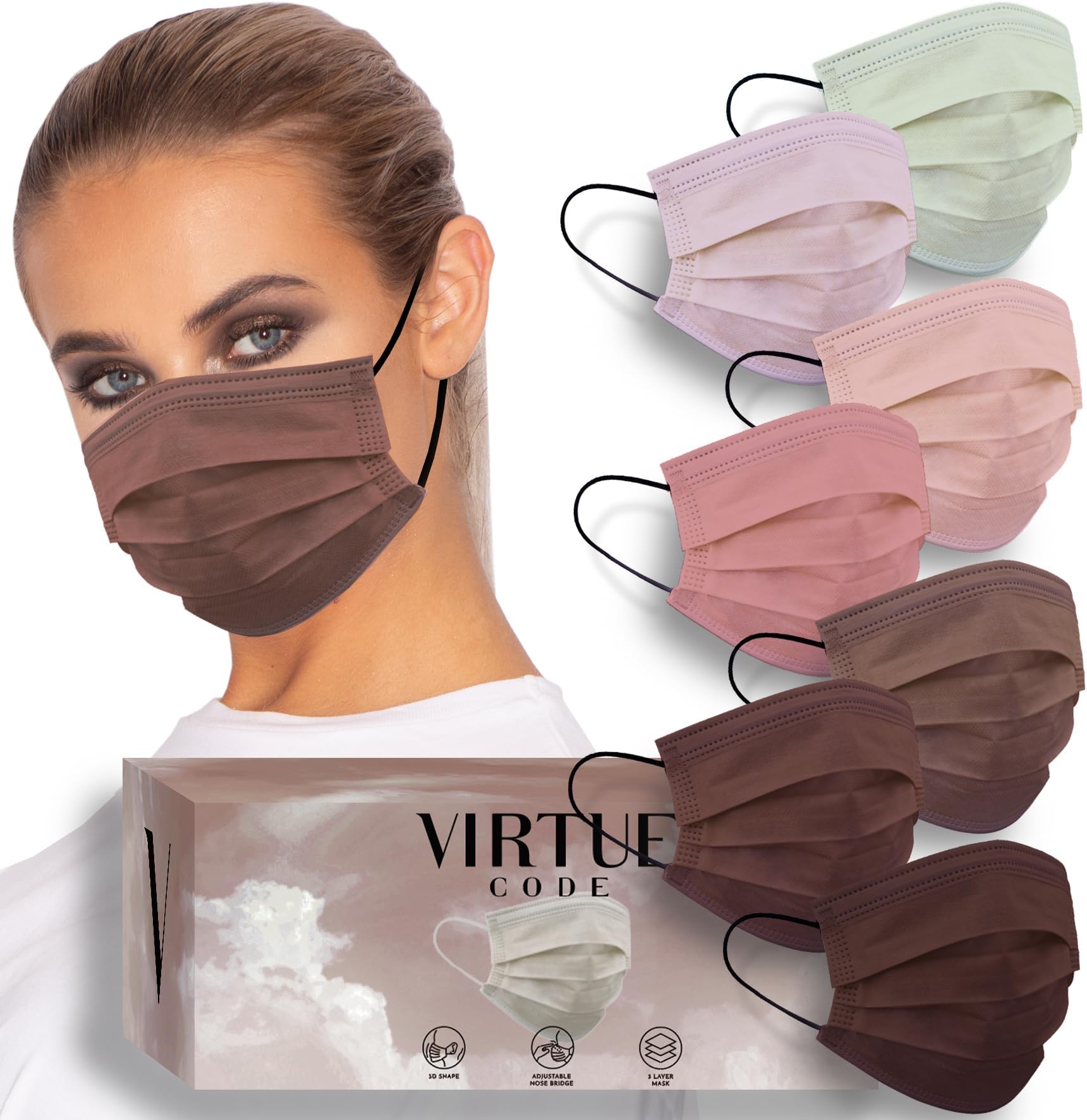 Amazon.com: KARIZMA Face Wardrobe Cloth Face Mask. 6 Soft Masks ...