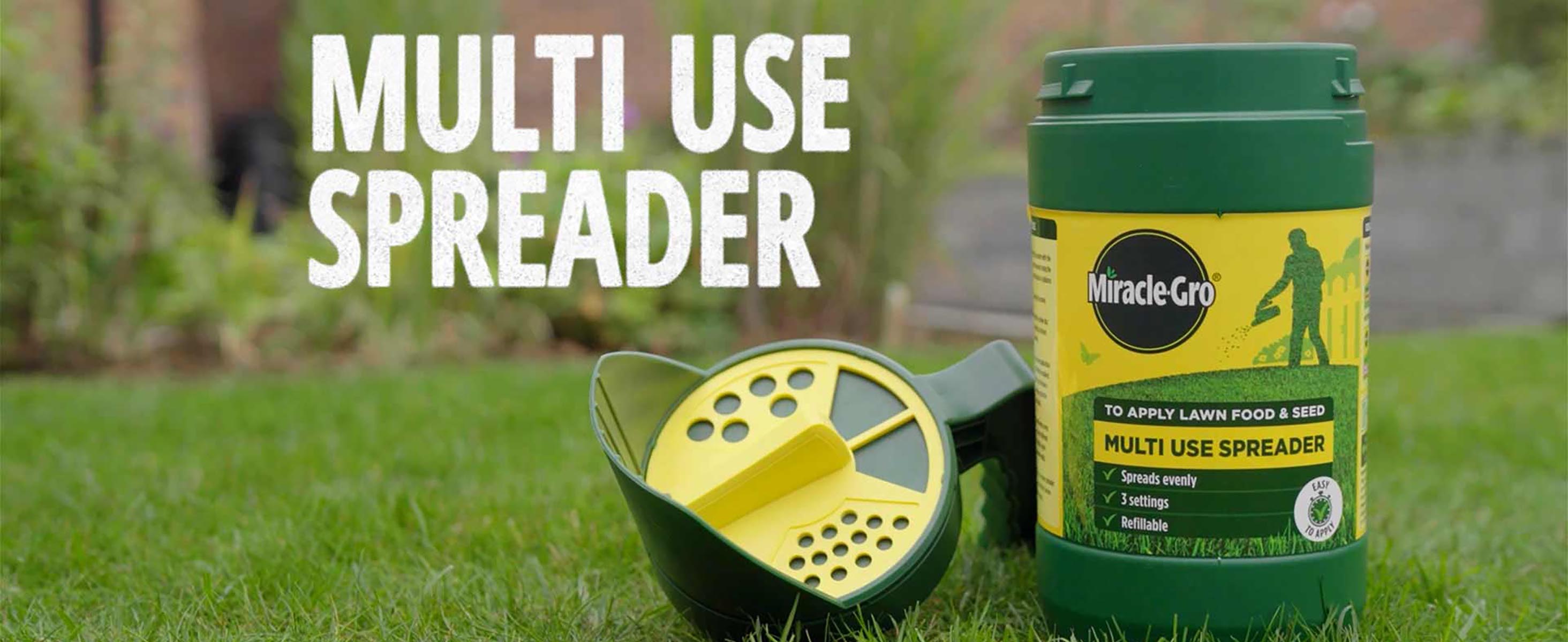 Miracle Gro Rotary Spreader Miracle-Gro Compact Spreader For Seeding ...