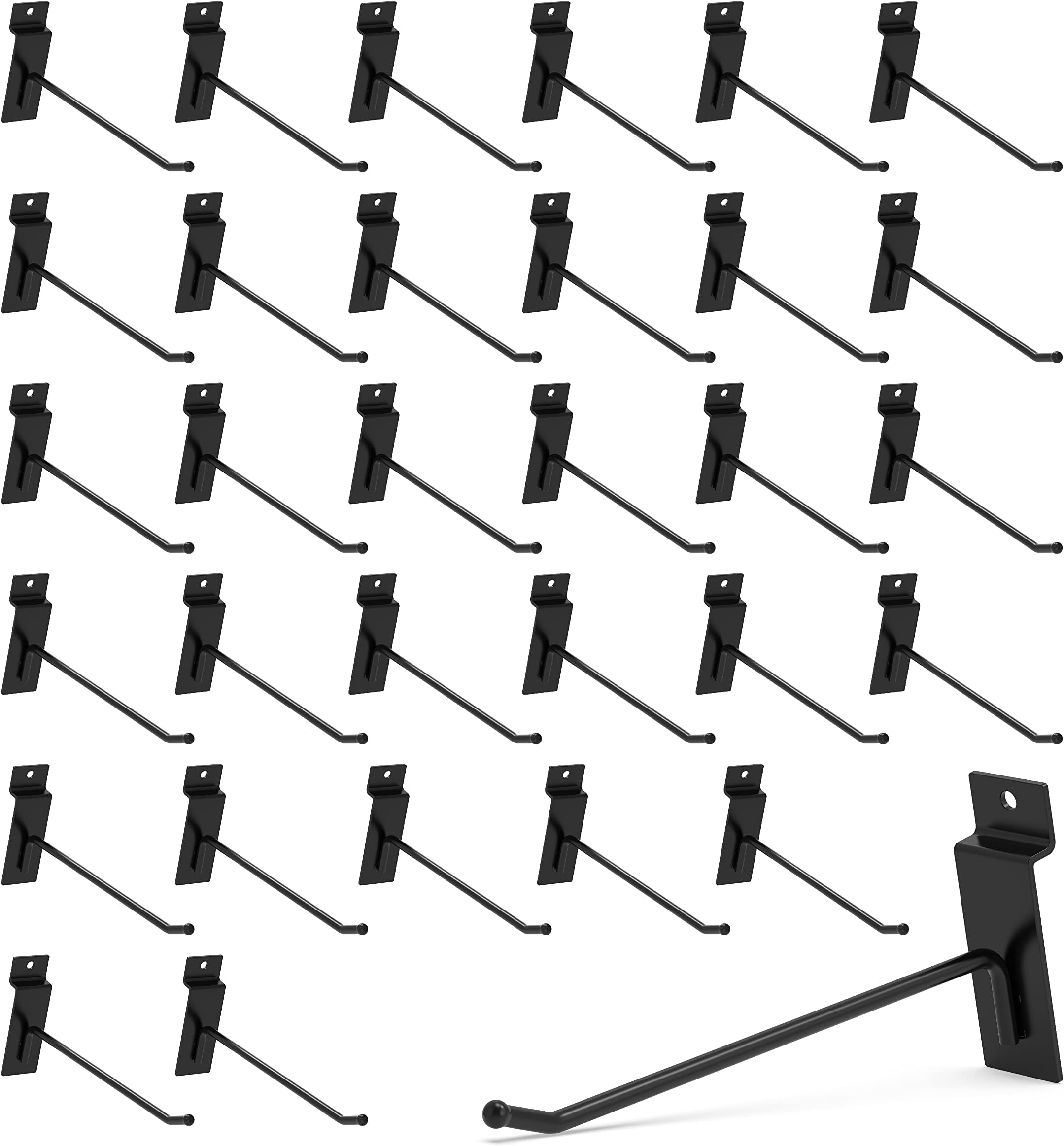 Amazon.com: 10 inch Black Peg Hook for Slatwall - 25 Count : Industrial ...