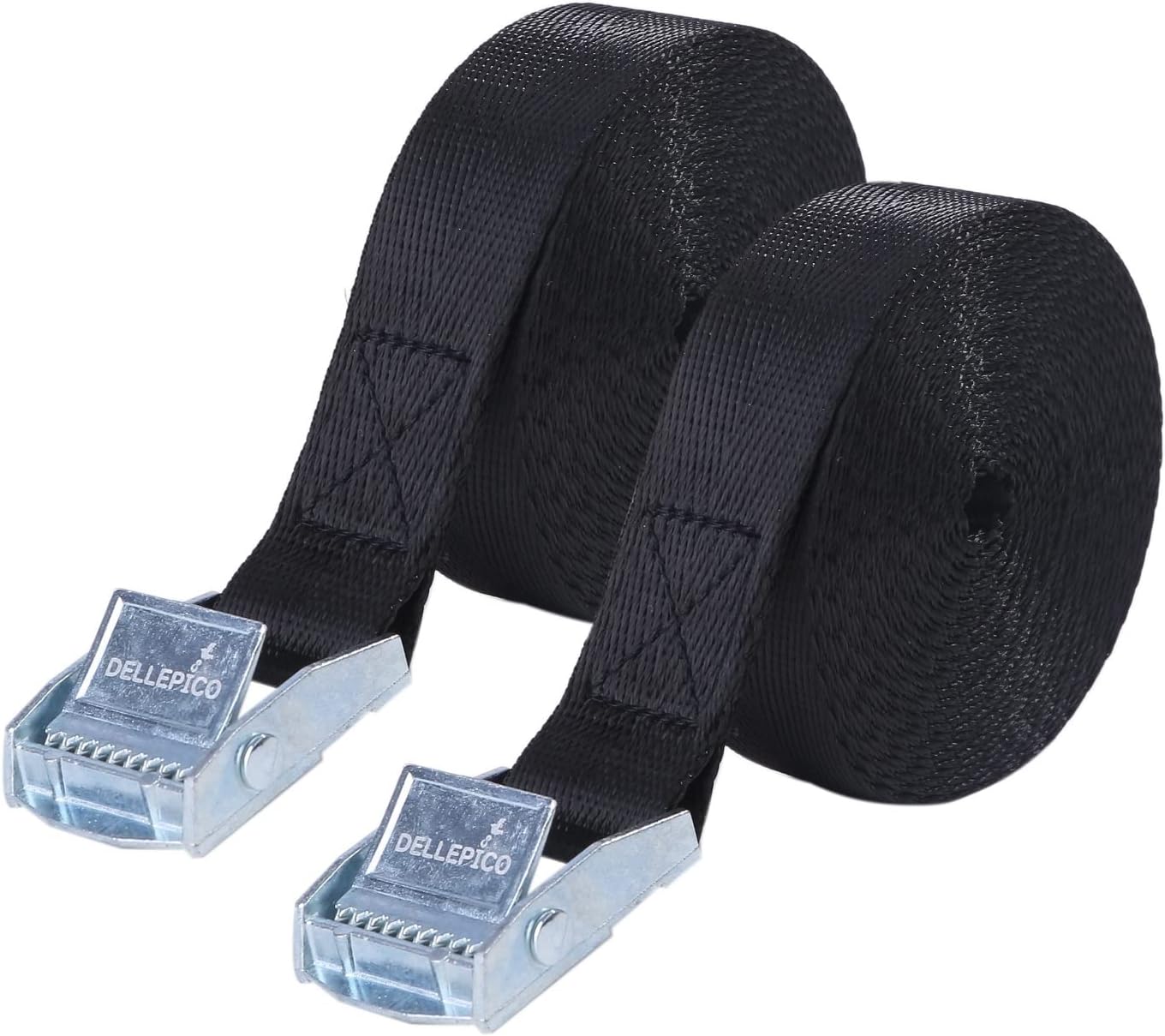 Amazon.co.jp: Dellepico 荷締めベルト 固定ベルト 結束バンド 最大使用荷重100kg 荷締バンド 梱包 固定バンド 地震対策グッズ 2m 3m 4m 2本セット (4m ...