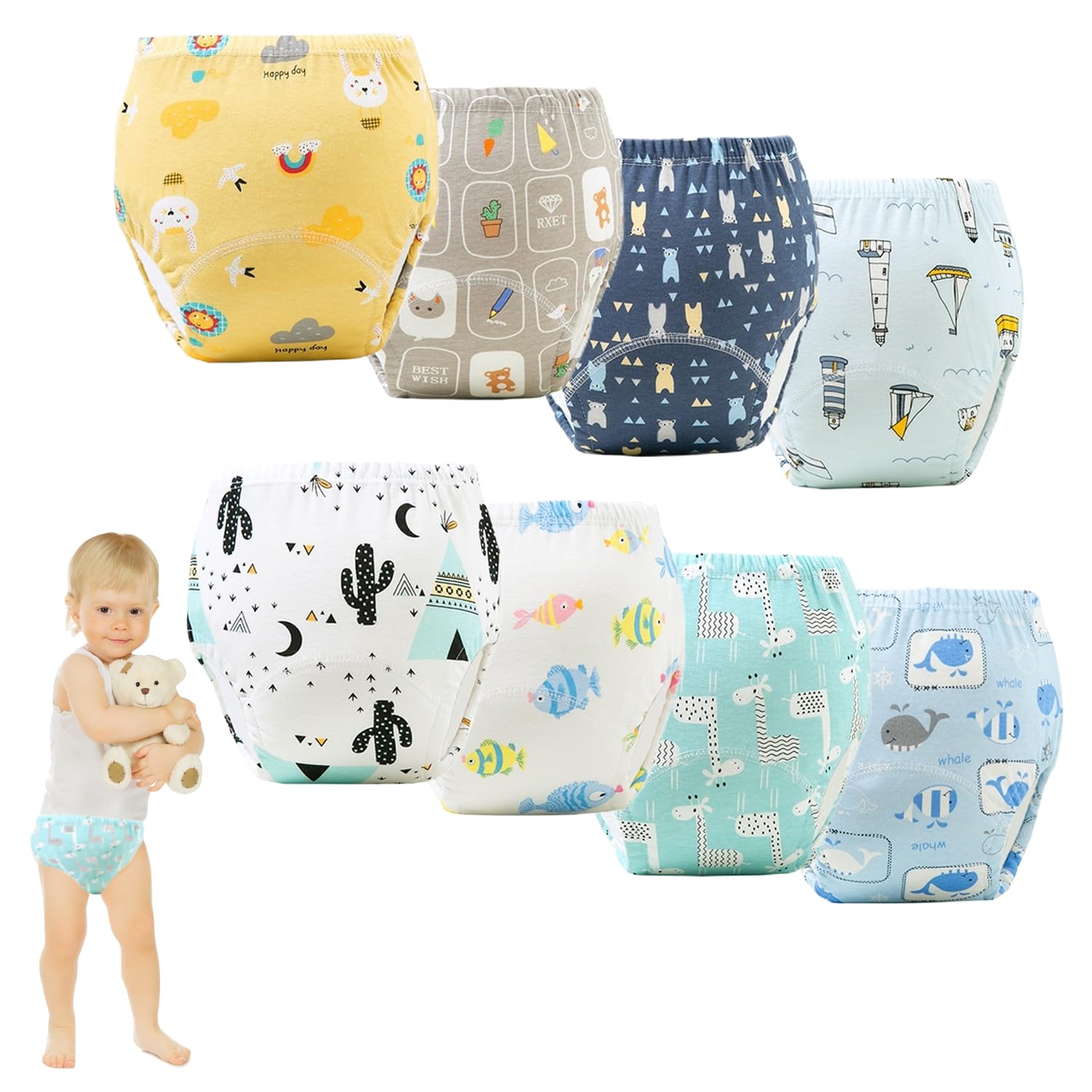 NCOIIBF Calzones de Entrenamiento para bebé, Toddler Potty Training ...