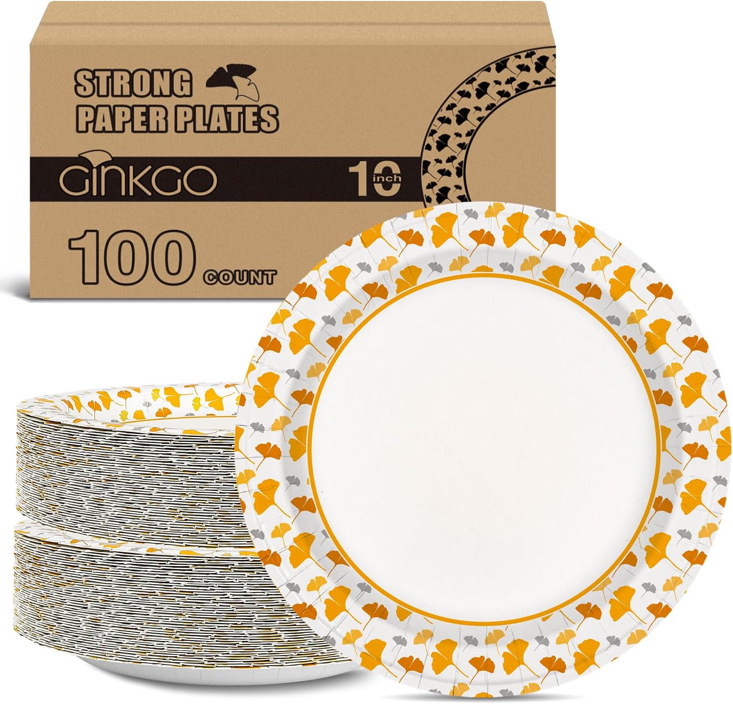 Amazon.com: Member Mark Ultra Dinner Paper Plates (10", 204 ct ...