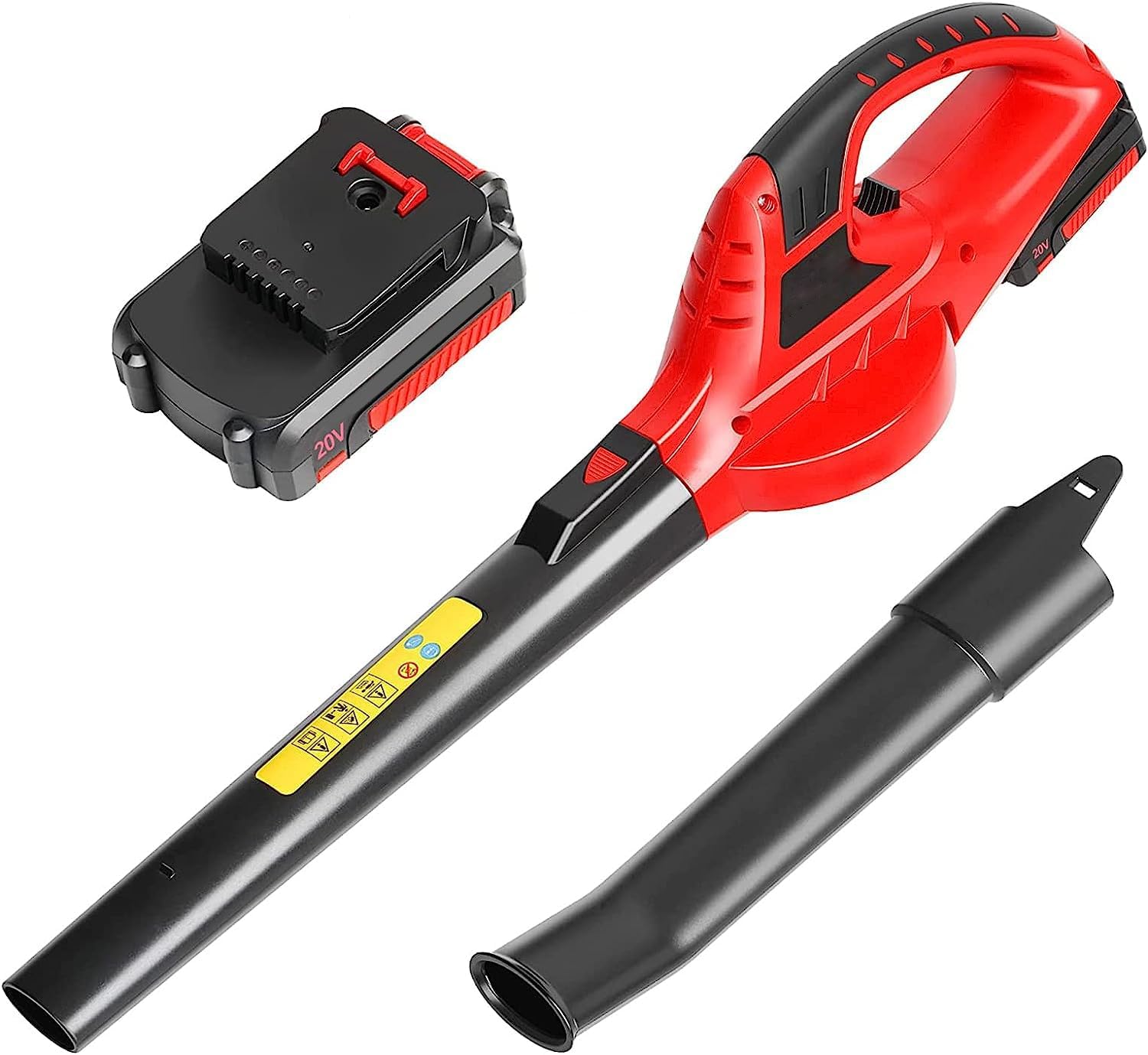Amazon.com : DRINCOSH Cordless Leaf Blower,20V Battery Powered Leaf ...