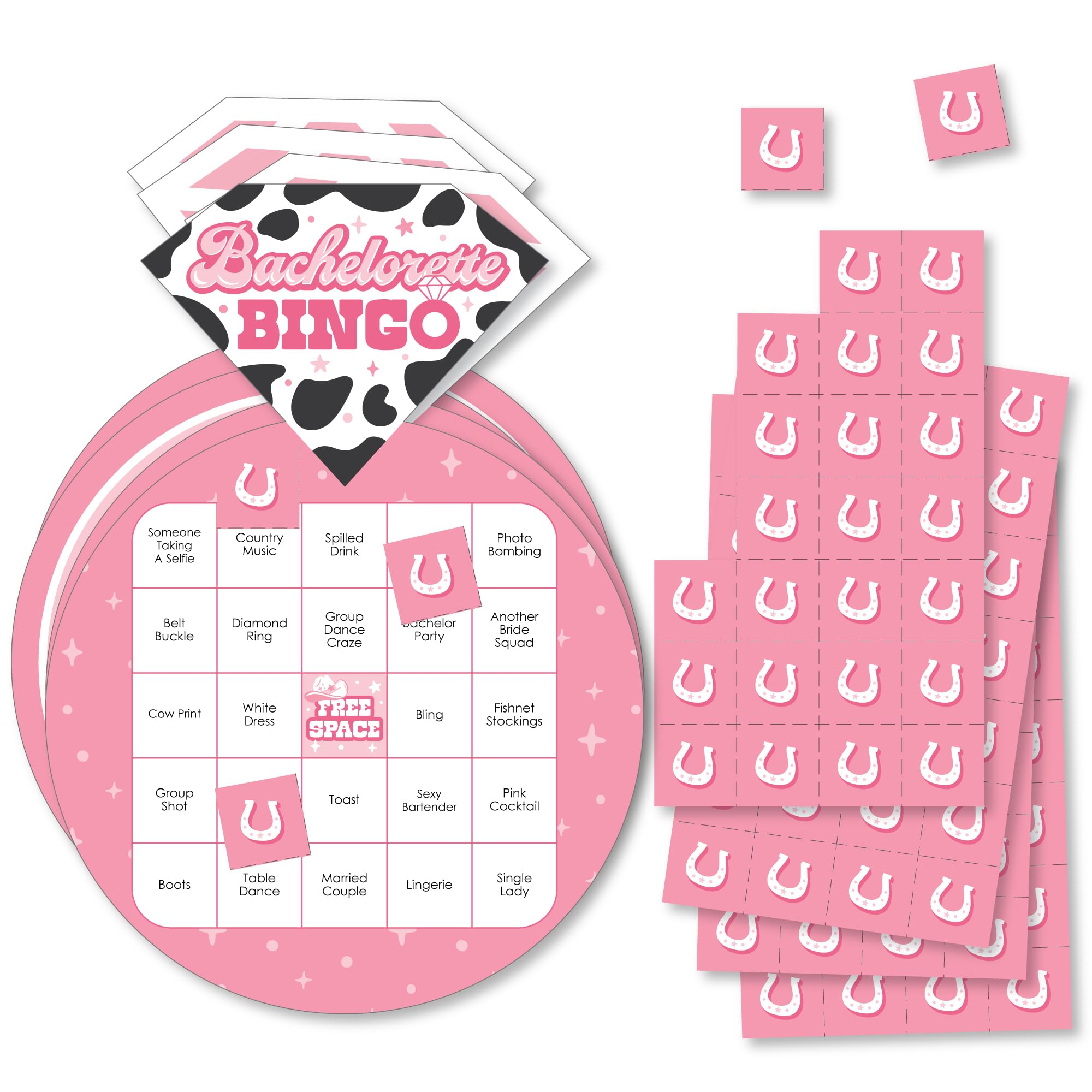 Amazon.com: Big Dot of Happiness Last Rodeo - Bar Bingo Cards and ...