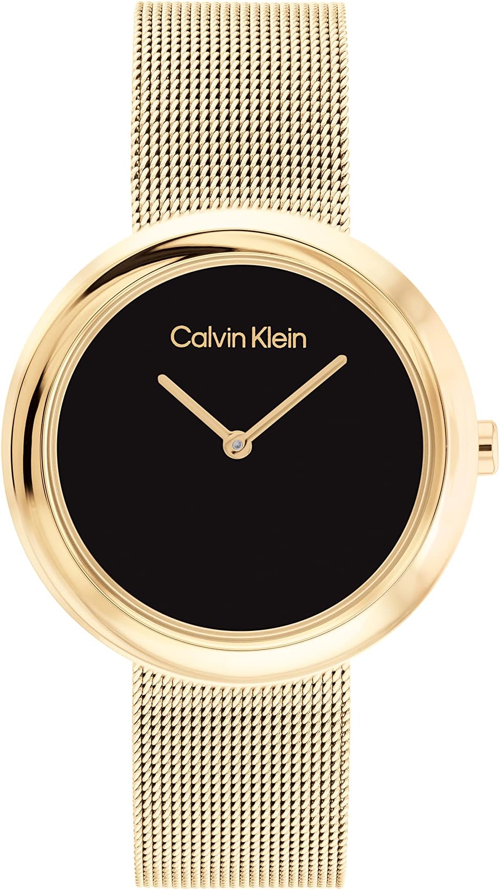 Calvin Klein Analogue Quartz Watch for Women with Silver Stainless ...