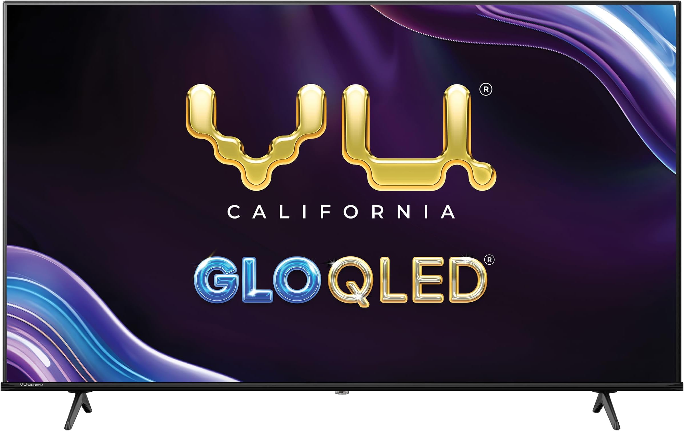 Vu 139cm (55 inches) GloQLED Series 4K QLED Smart Google TV 55QLED25 ...