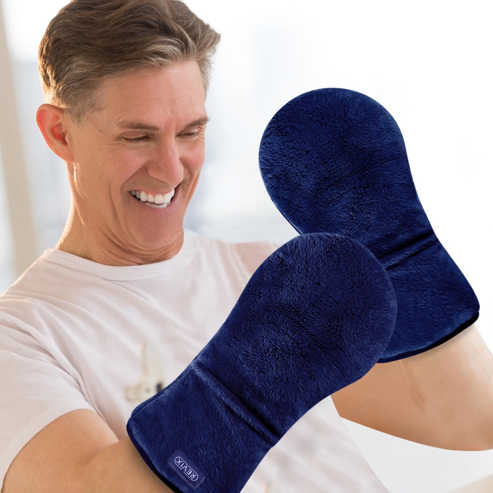 Amazon.com: REVIX Microwavable Therapy Mittens for Hands and Fingers ...