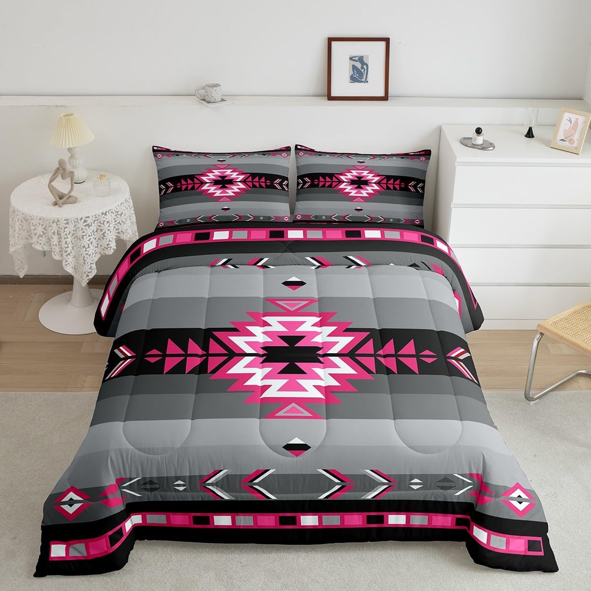Amazon.com: Southwest Native American Design Bedding Set Twin Size ...