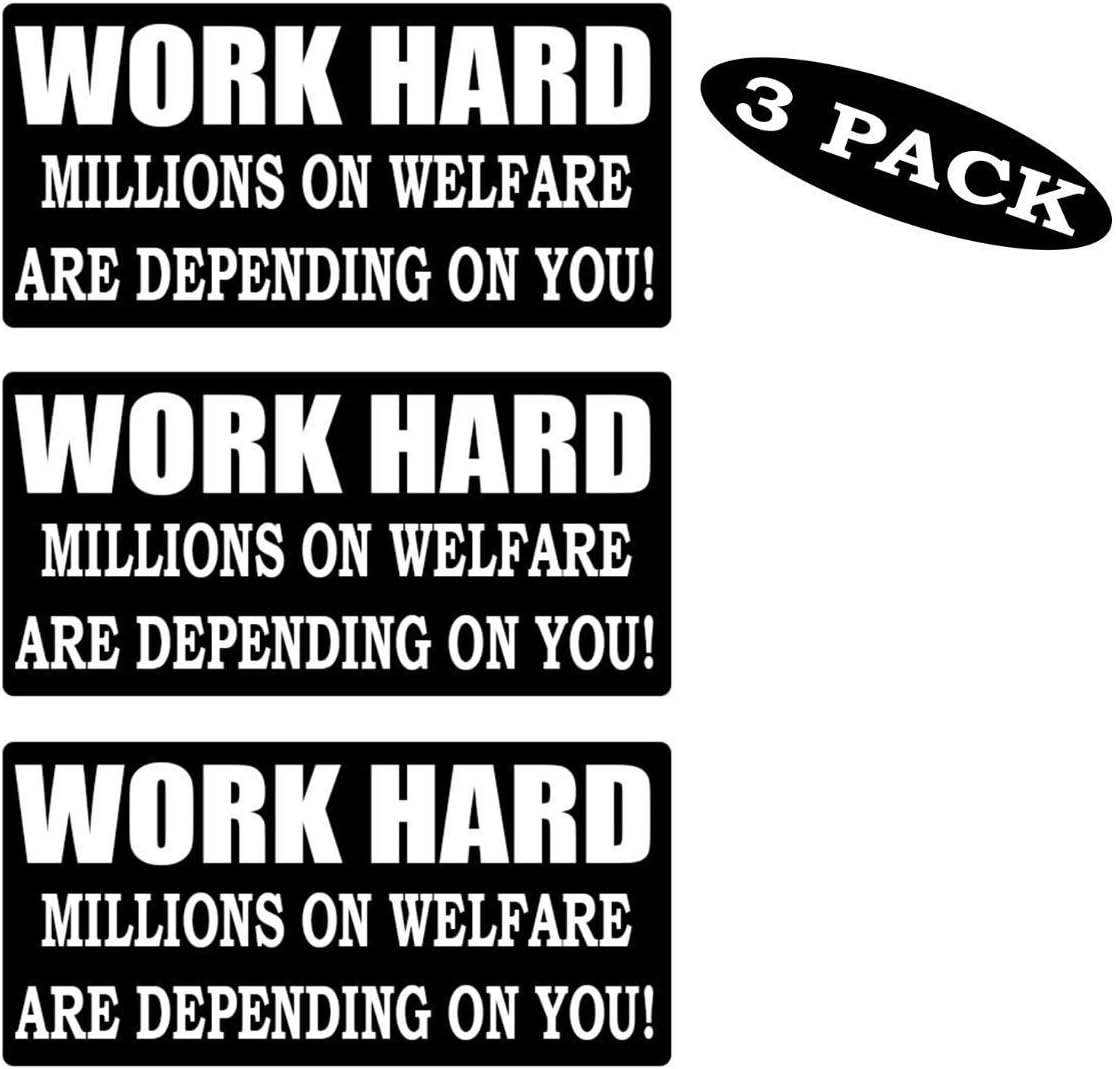 Amazon.com: Rogue River Tactical 3 Pack Funny Hard Hat Sticker Work ...