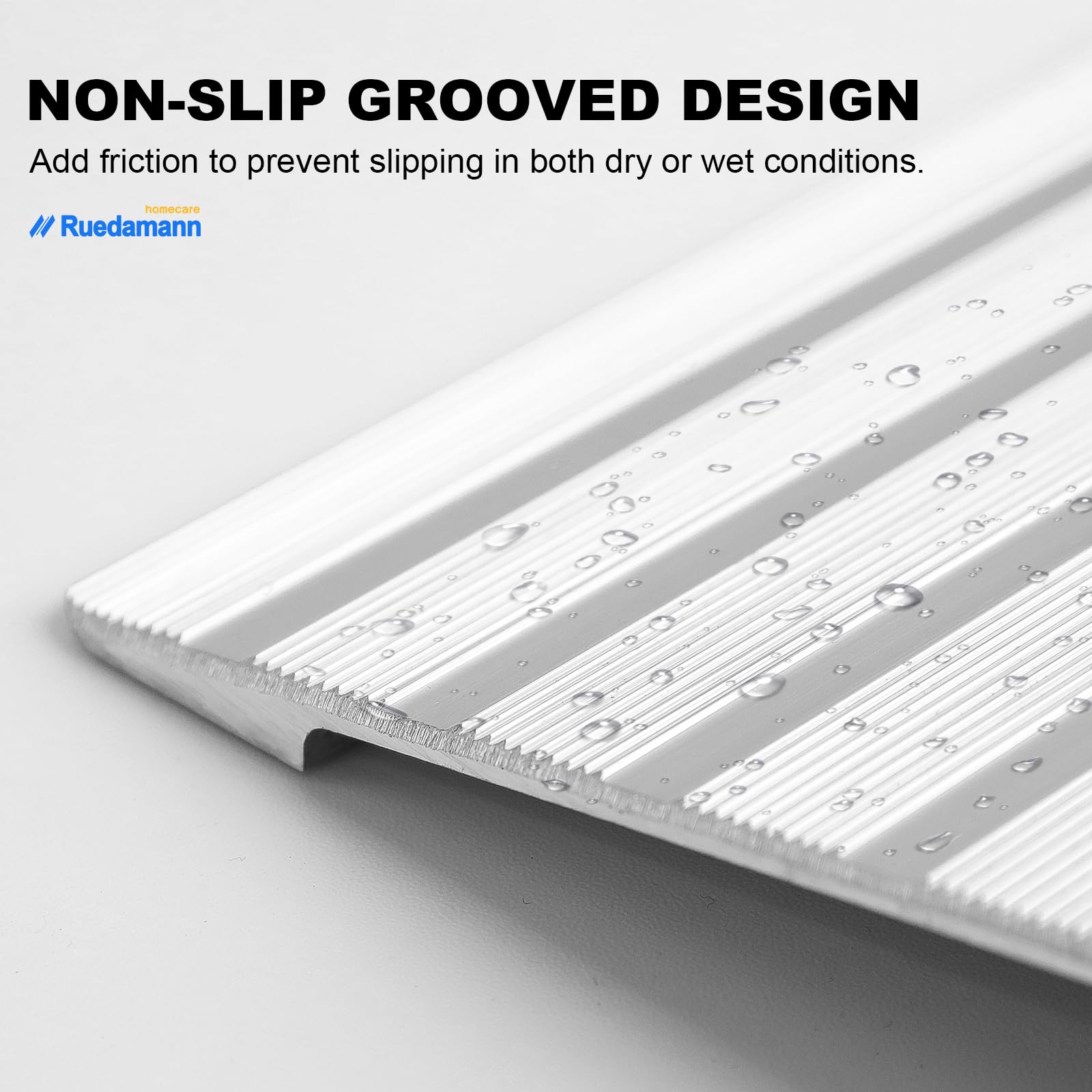 Snapklik.com : 2" Rise Bridge Threshold Ramp, 34" Wide Modular Aluminum ...