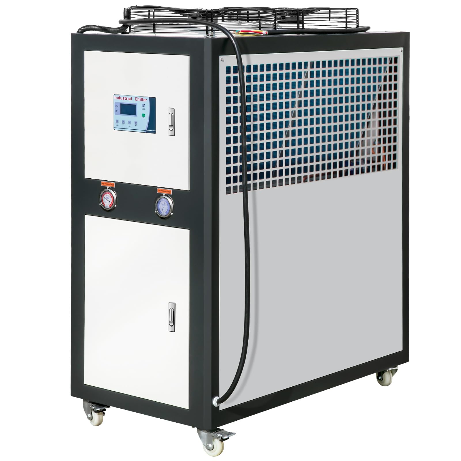 Buy VEVOR Water Chiller 60L Capacity, Industrial Chiller 9.4Hp, Air ...