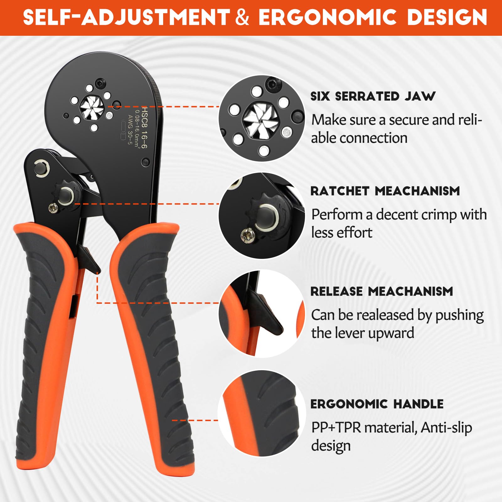 Snapklik.com : 2200PCS Hexagonal Ferrule Crimping Tool Kit Amliber ...