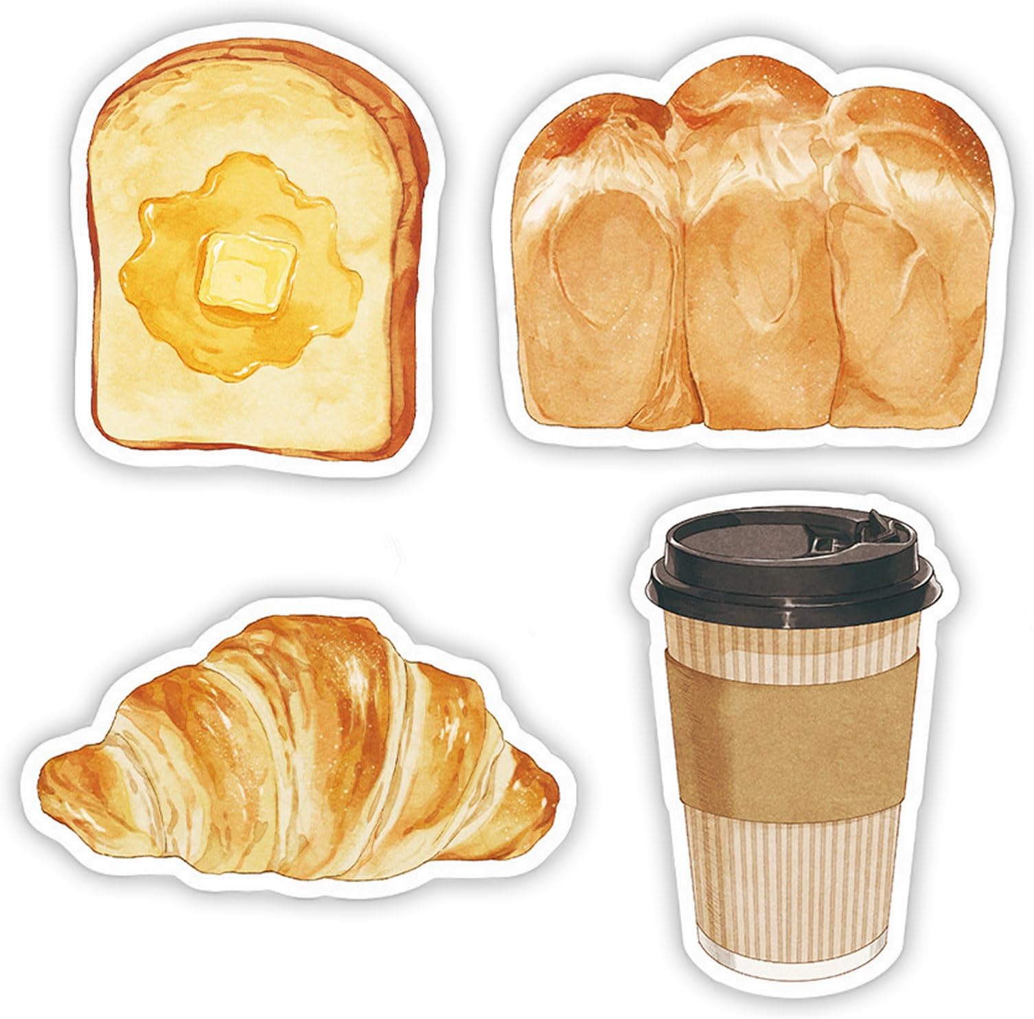 Amazon.com : 8 Pads Cute Bear Theme Sticky Notes 4 Cute Patterns 2 Pads ...