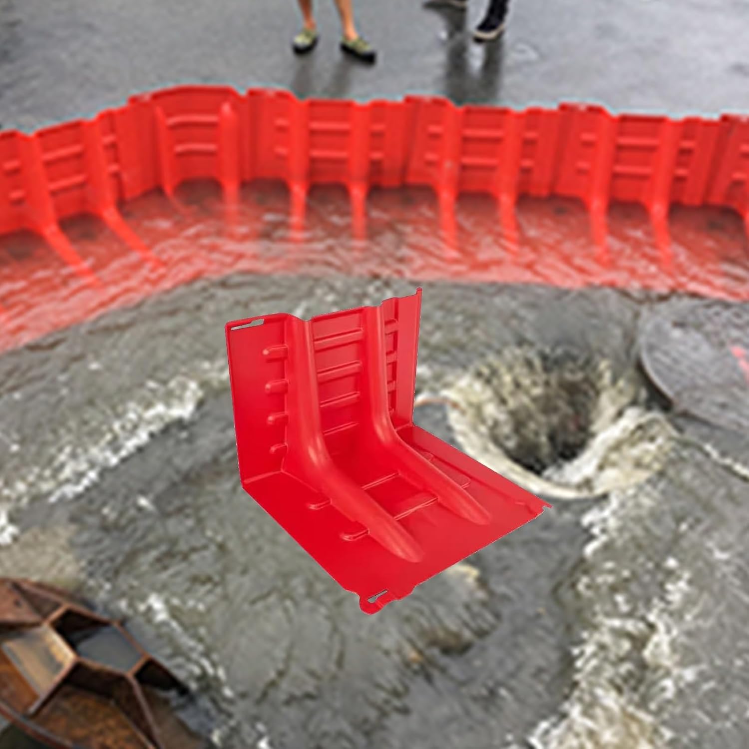 Amazon.com: LICHWEST Flood Protection Barrier, ABS L-Type Flood Control ...