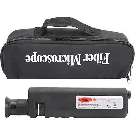 Amazon.com : Monocular Handheld Fiber Optic Microscope 400X ...