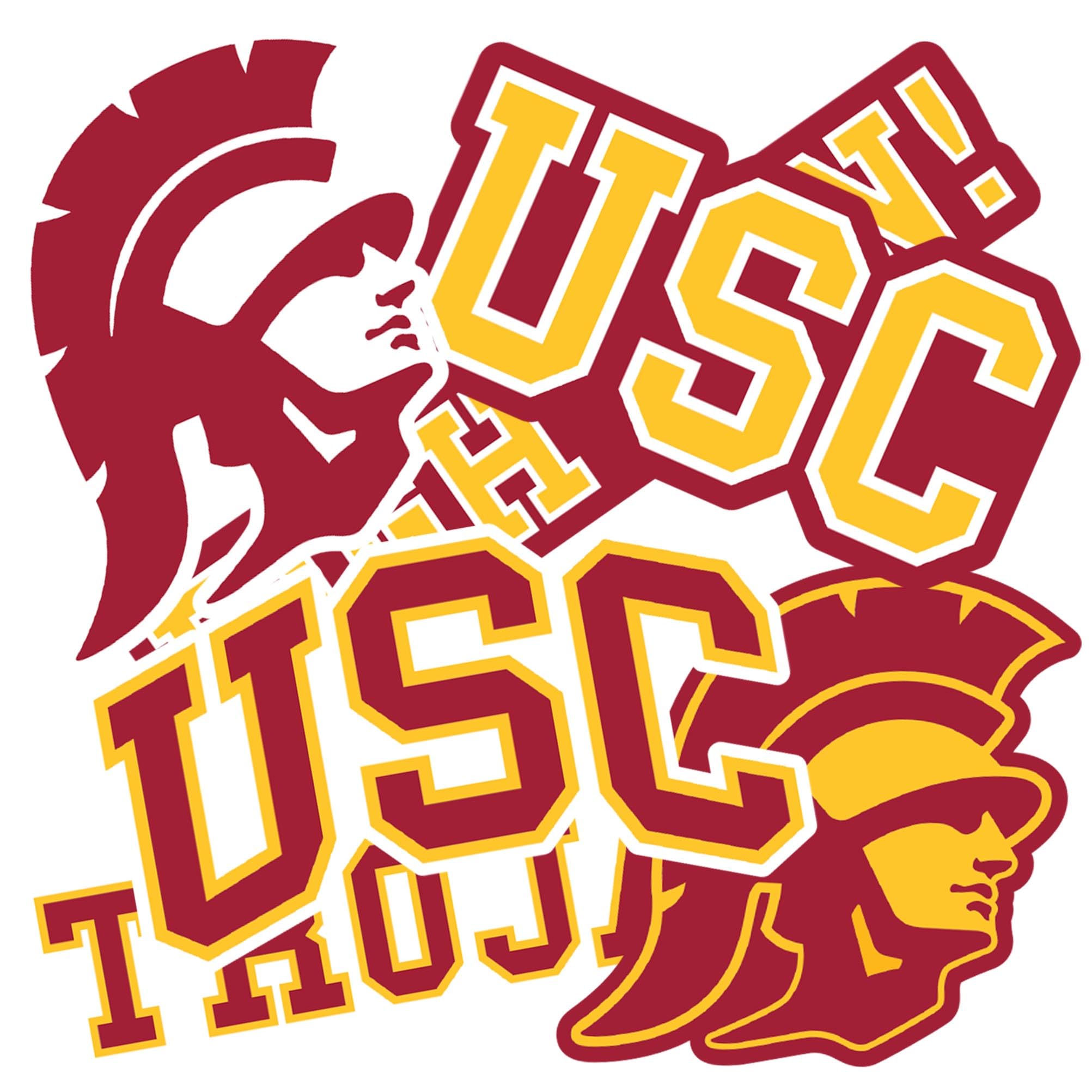 Amazon.com: Desert Cactus USC Sticker University of Southern California ...