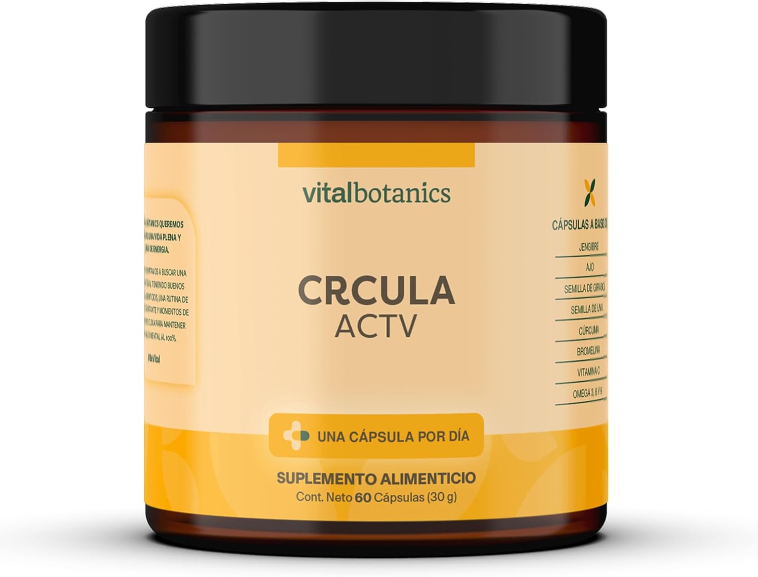 Active Circulation con 60 Capsulas de 500mg (2 Meses) con Vitamina C ...