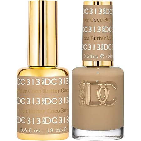 Amazon.com : DND DC GEL DUO 313 COCO BUTTER : Beauty & Personal Care