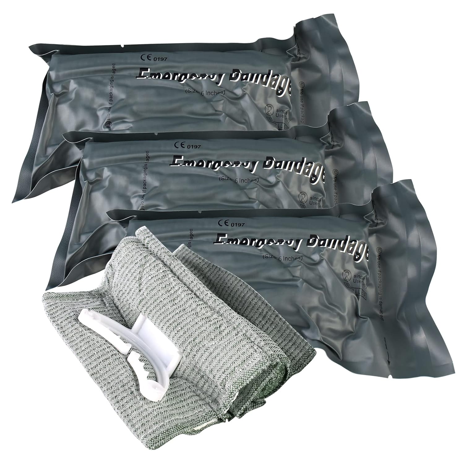 6" Israeli Bandage Tourniquet, 3pcs Blutstillende Bandage, Taktisches ...