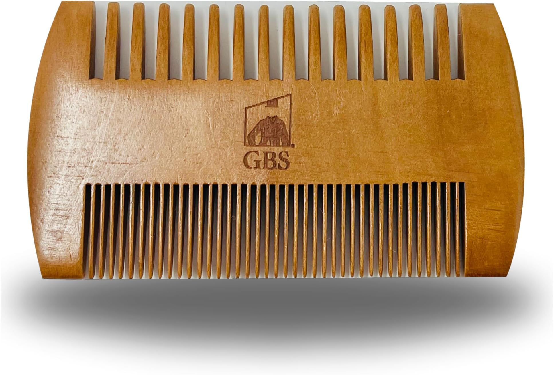 Amazon.com : G.B.S 2 Sided Beard Comb - Pocket Sized Wooden Beard ...