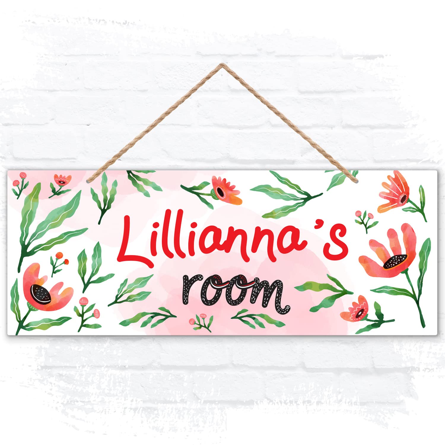 Amazon.com: Custom Boy/Girl Name Sign Personalized Children Room Decor ...