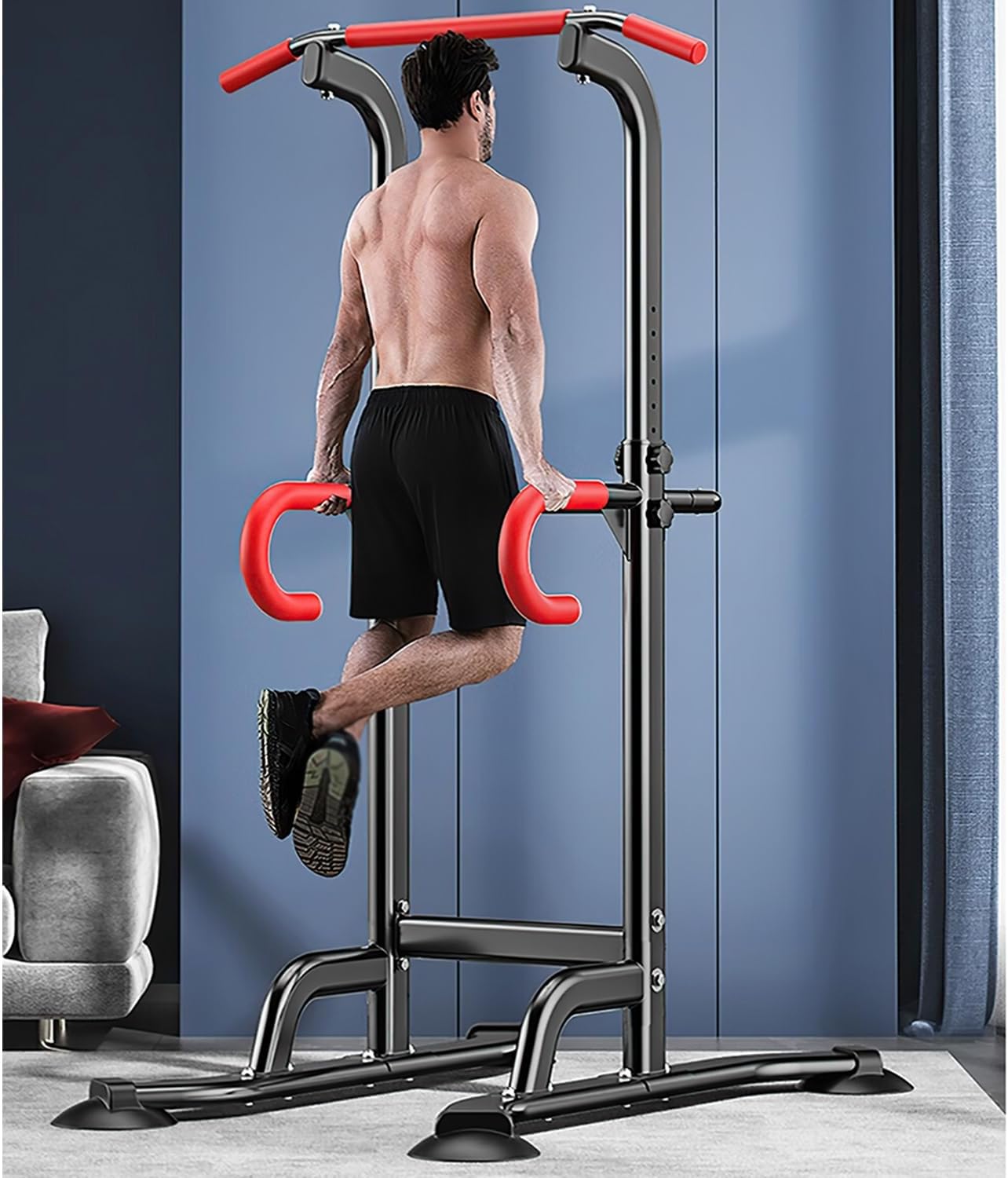 Amazon.com : Pull Up Station, Power Tower Multi-function Pull Up Bar ...