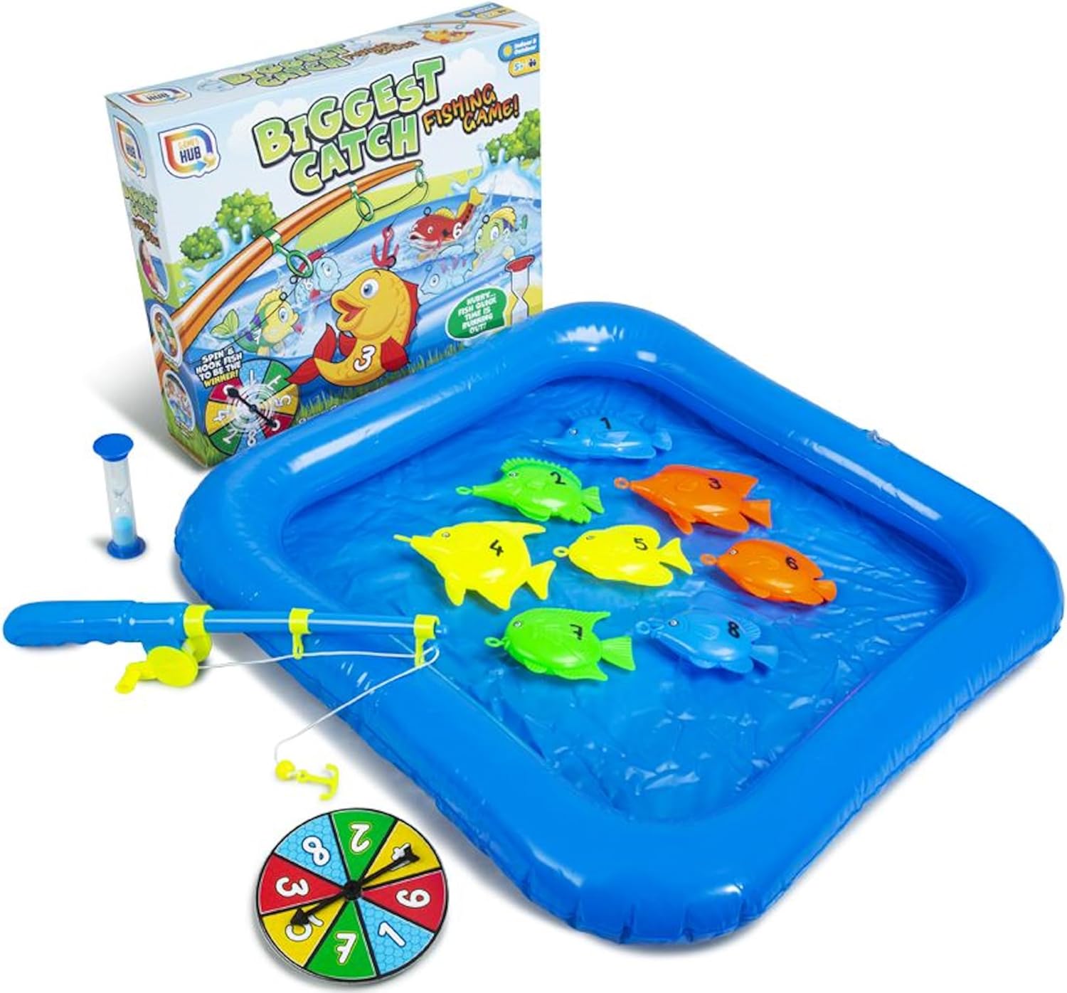 The Biggest Catch Fishing Game Kids Hook a Fish Novelty Indoor Outdoor ...