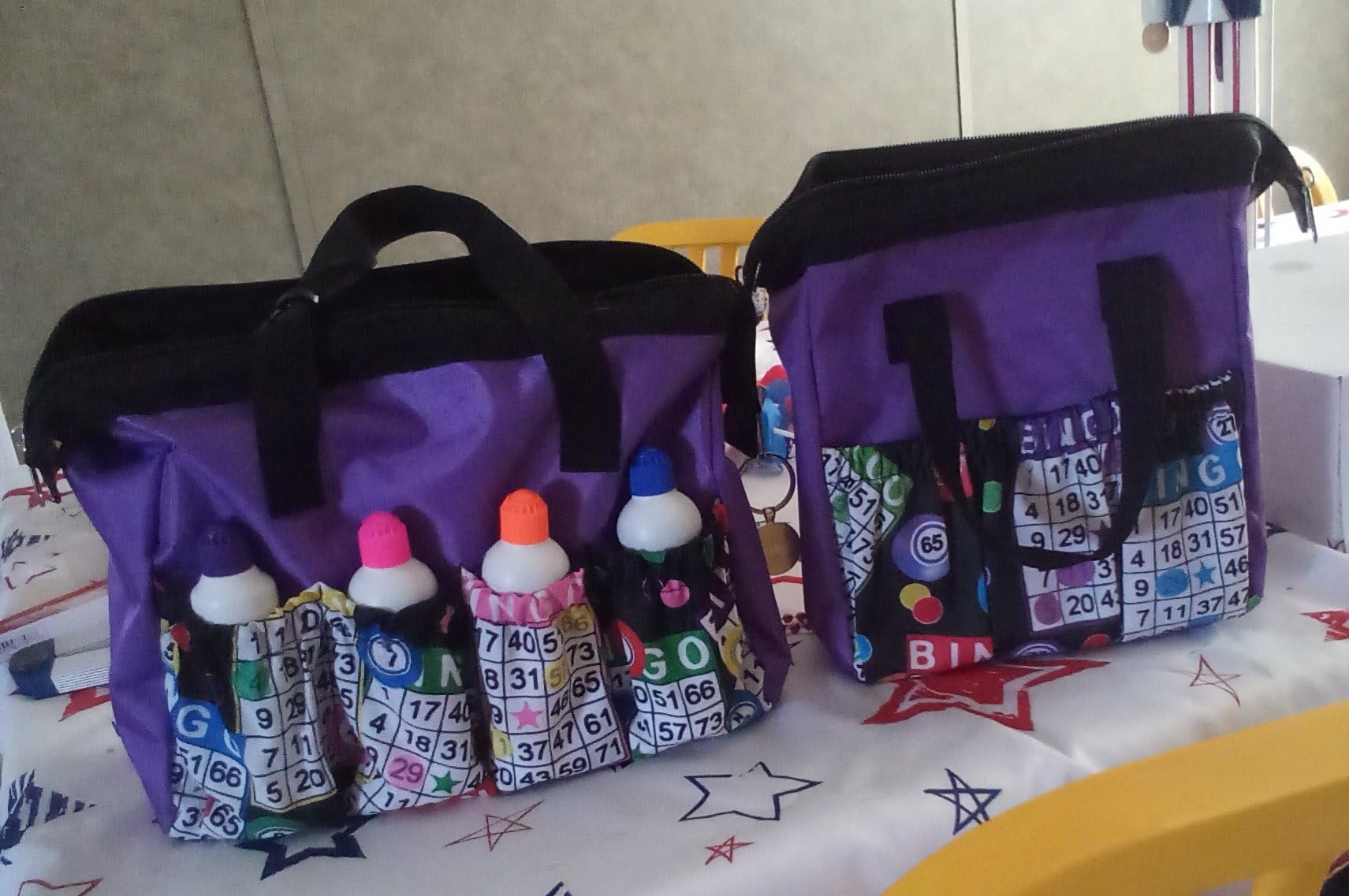 Amazon.com: Versatile Large Bingo Daubers Bag | 8 Pockets | Bingo ...