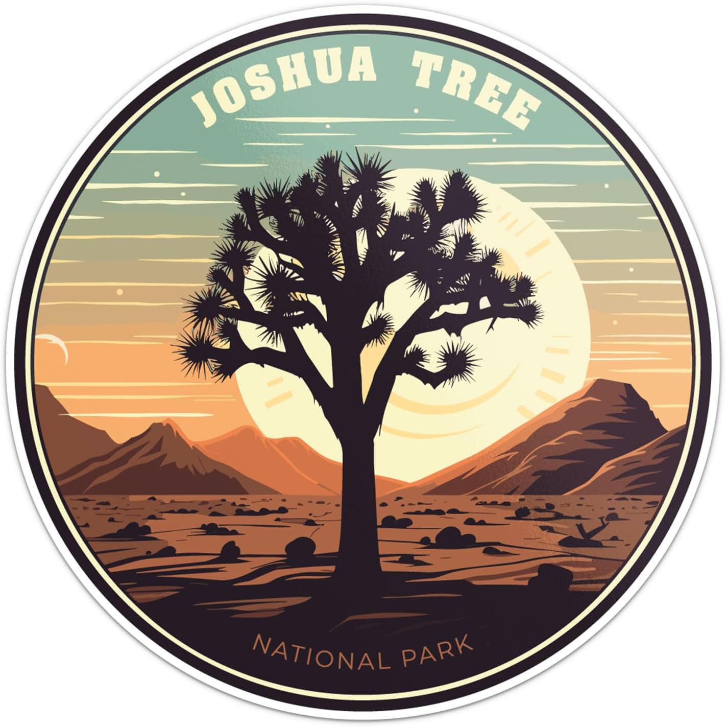 Amazon.com - Joshua Tree National Park Sticker - Waterproof Vinyl Decal ...