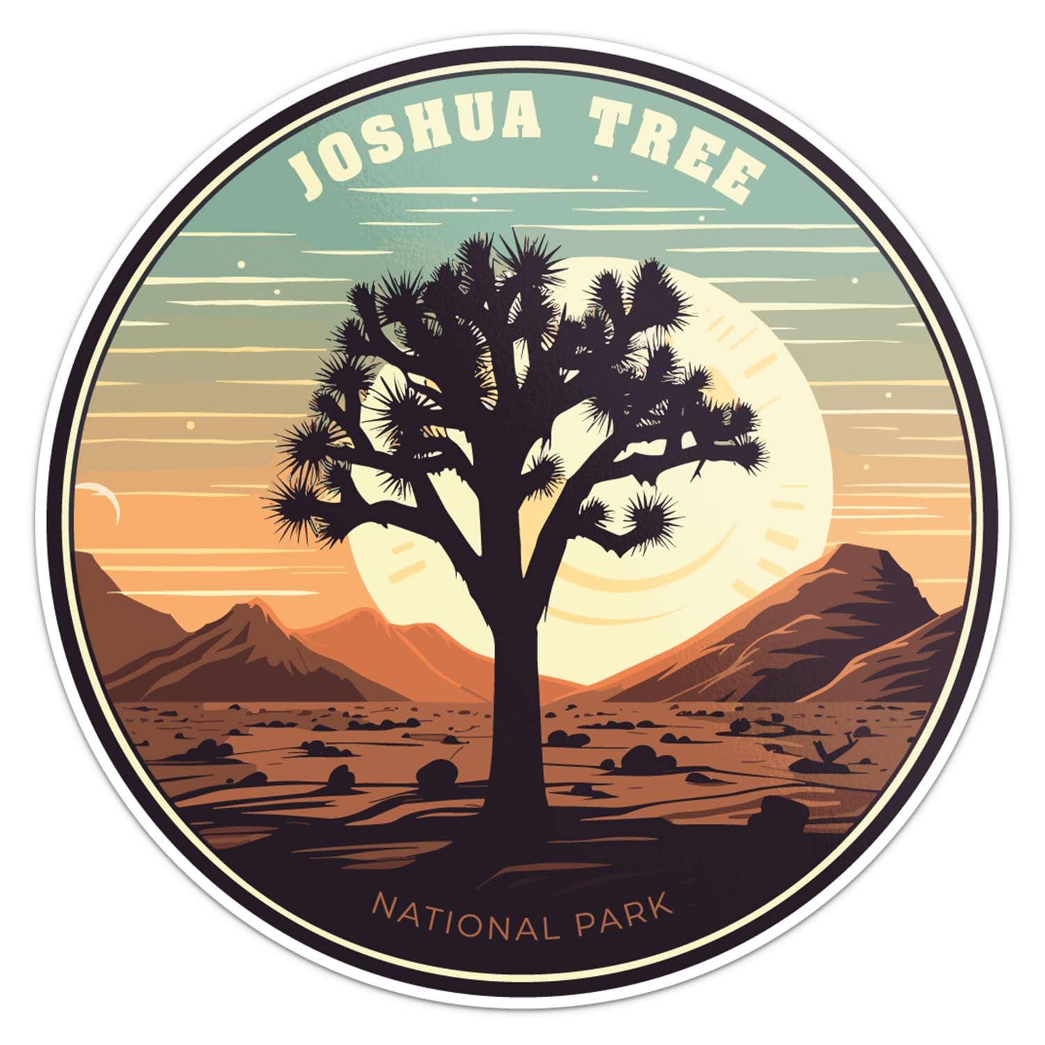 Amazon.com - Joshua Tree National Park Sticker - Waterproof Vinyl Decal ...