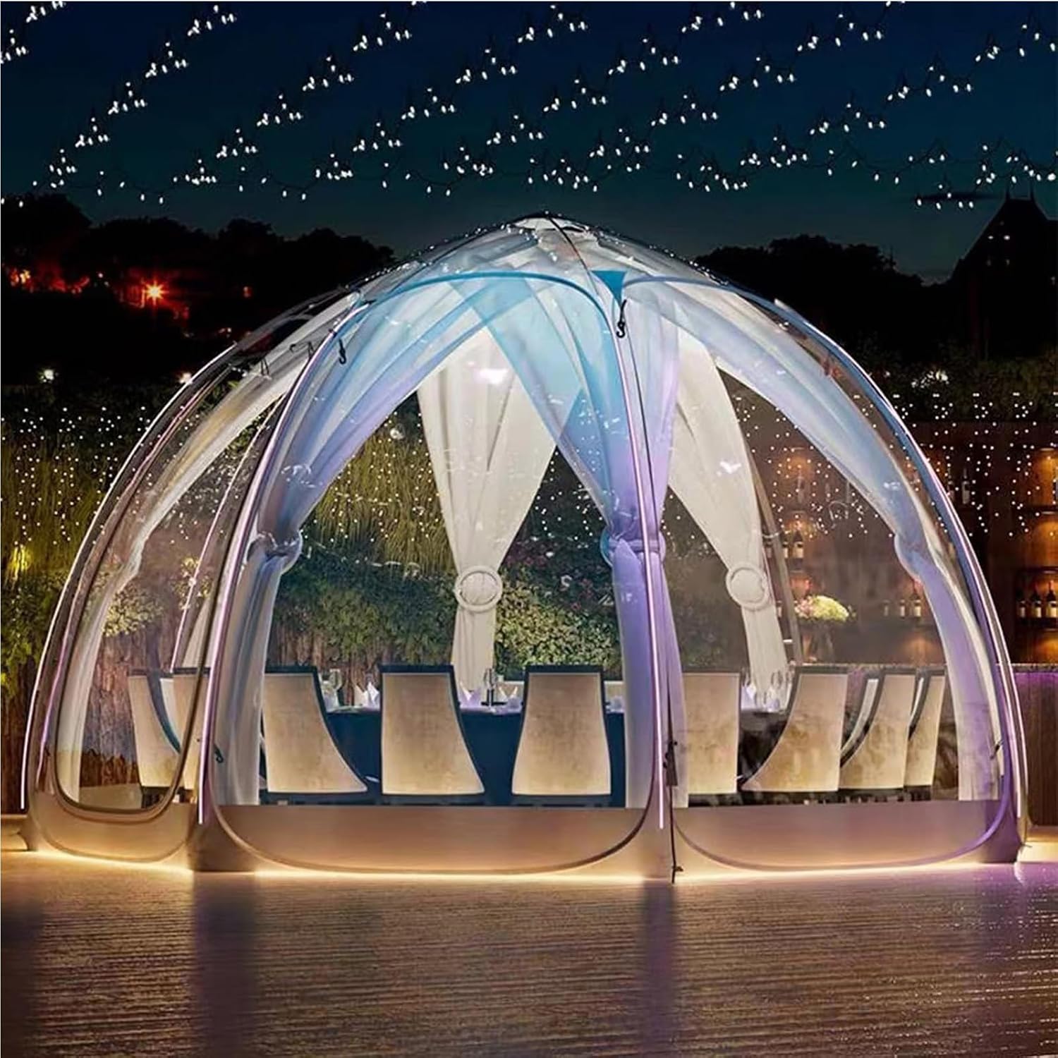 Igloo Dome Garden Patio Canopy Shelter/Bubble Tent Pop-Up Pavilion ...