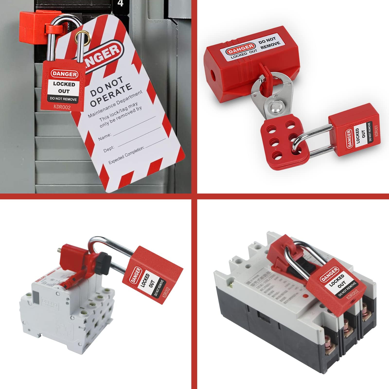 Snapklik.com : Electrical Lockout Tagout Kit, Lock Out Tag Out Kits