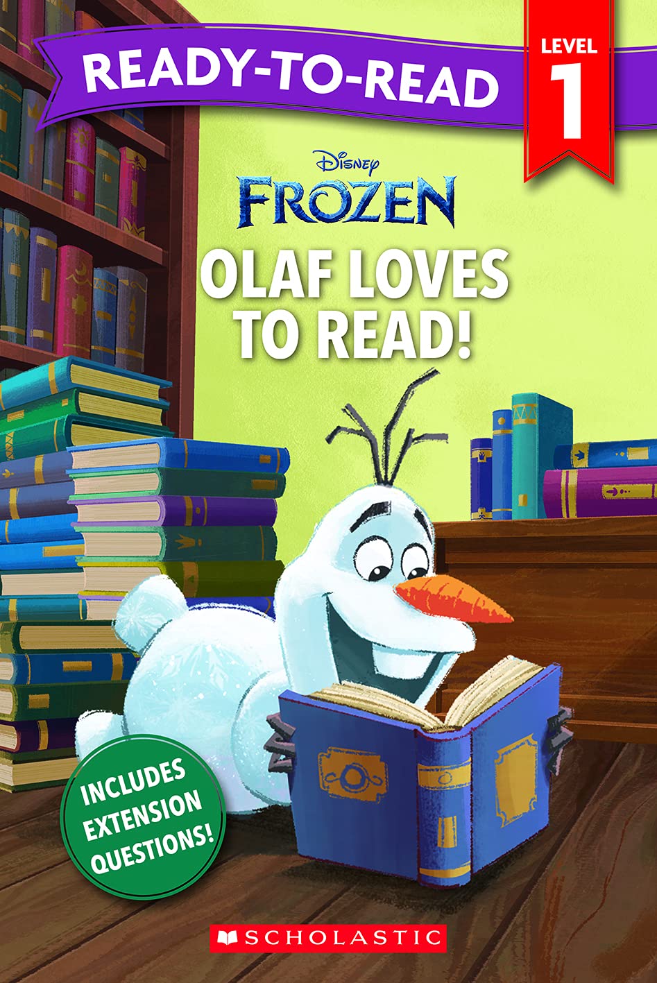 Frozen: Olaf Loves to Read - Ready-to-Read Level 1 (Disney) (Disney ...