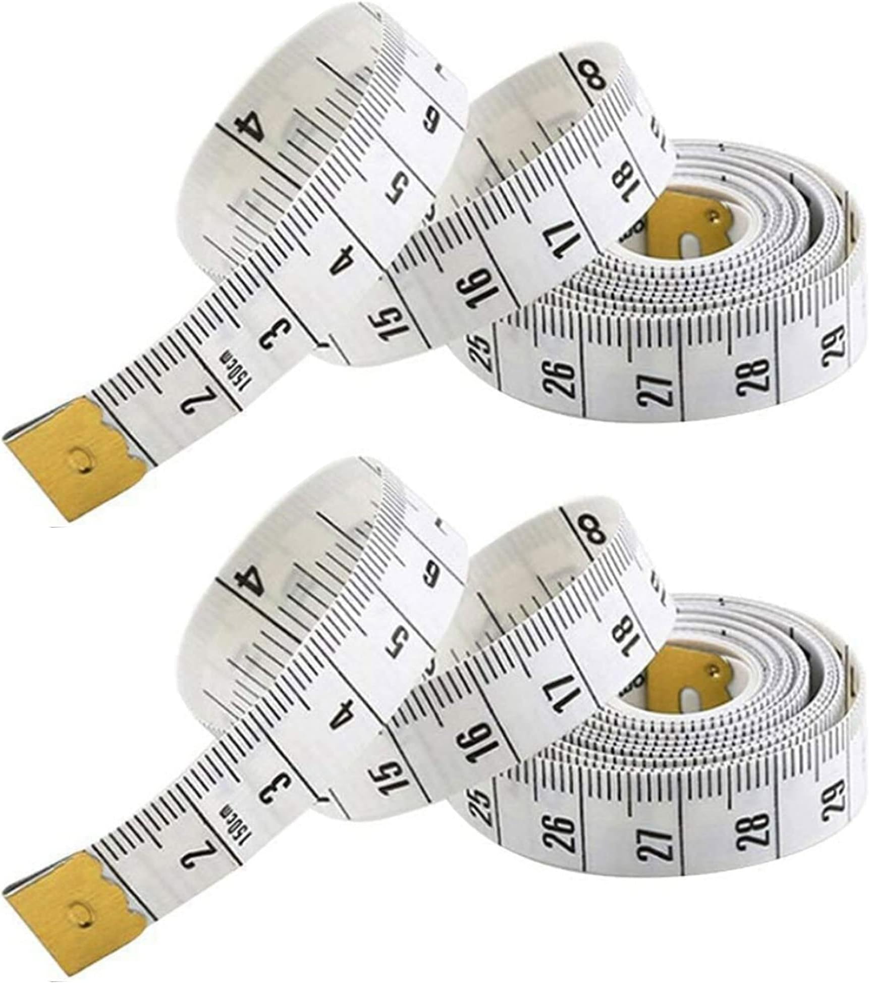 Double Sided Tape Measure (3 Pack) Perfect to Body Measuring, Sewing ...