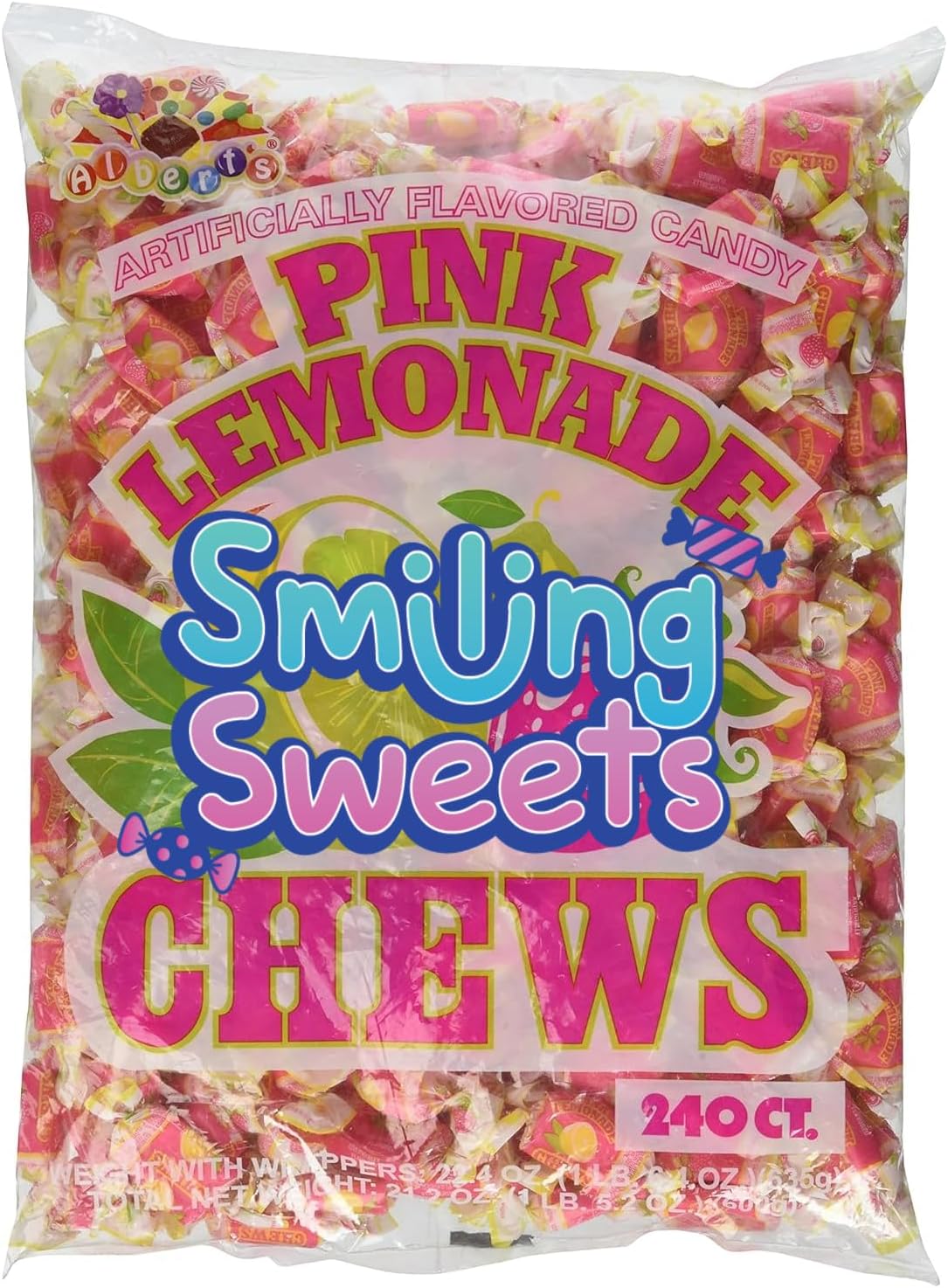 Amazon.com : Albert's Fruit Chews - Assorted Flavors (240 Candies ...