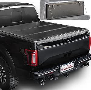 Amazon.com: Aurorasters Hard Folding Truck Cover Tonneau Cover Fits 2015-2025 F-150 6.5FT Bed ...