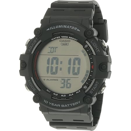 Buy Casio Digital Black Dial Unisex's Watch-WS-1500H-1AVDF at Amazon.in