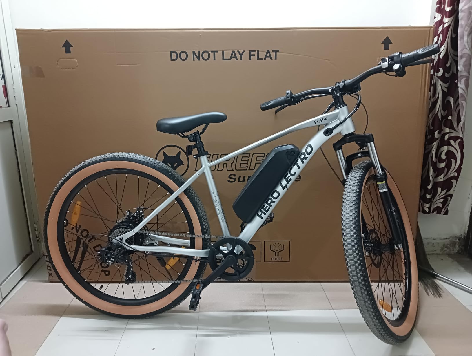 Hero Lectro Y3+ 27.5T 7 Speed Electric Cycle | 250W Motor | 7.8Ah ...