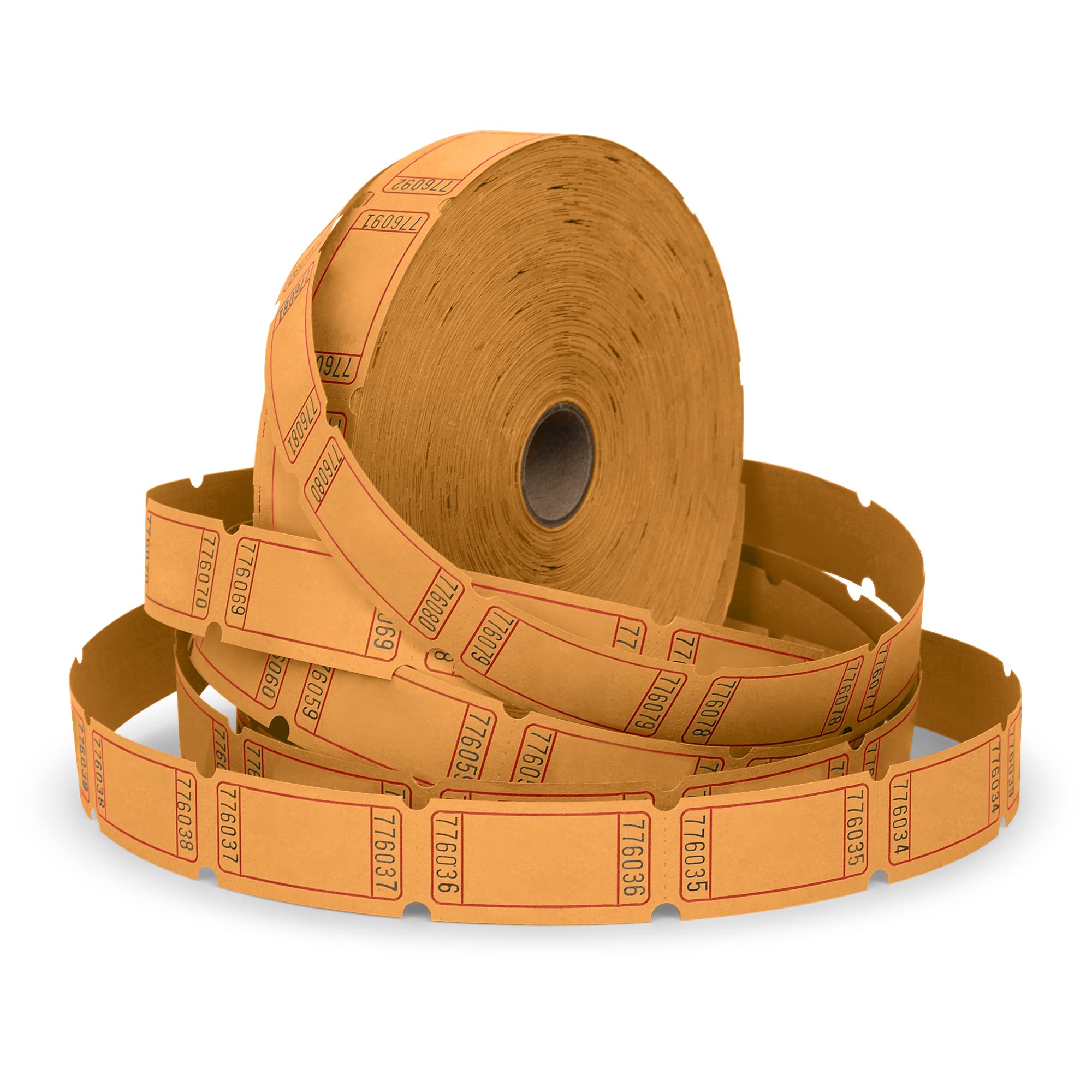 Amazon.com: HENRY DOTS Raffle Tickets - Blank Single Roll - Roll of ...