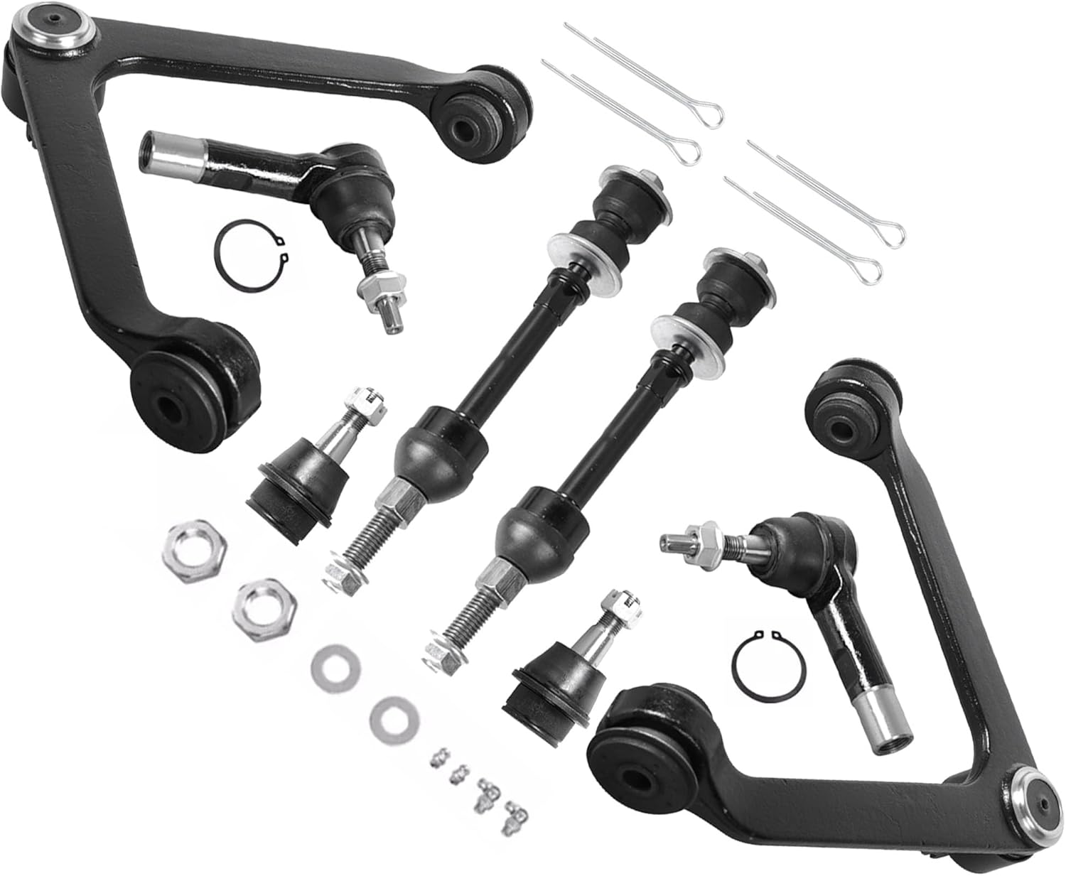 Amazon.com: EVERESTWAY 8Pcs Front Upper Control Arms with Ball Joints ...