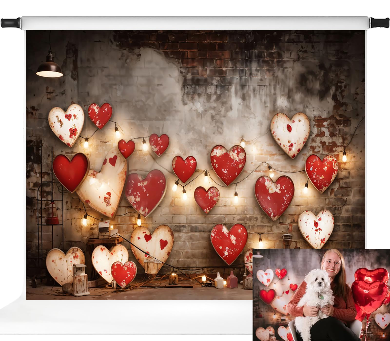 Amazon.com : Valentines Backdrops for Photography Kate Valentine's Day ...