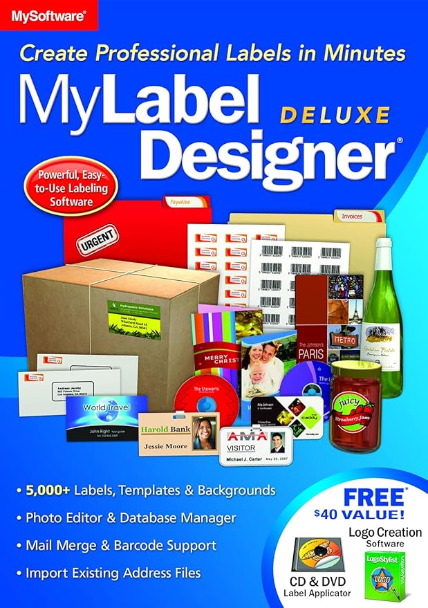 Amazon.com: MyLabel Designer Deluxe 9 [Download] : Software