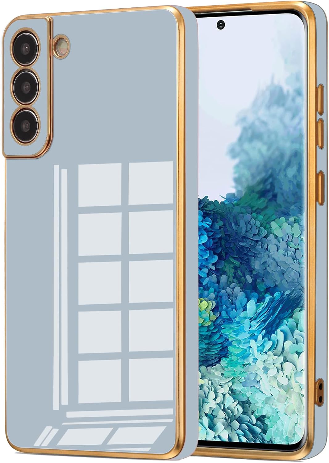 Amazon.com: AWZHYDT Galaxy S21 Case, Designed for Electroplated Samsung ...