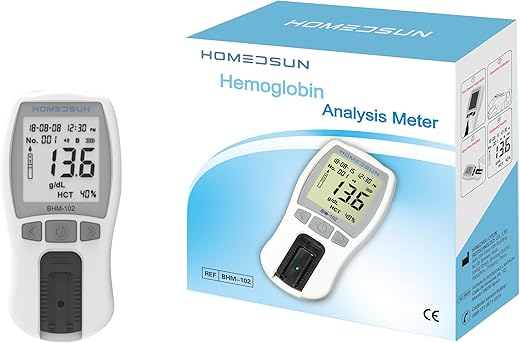HOMEDSUN BHM-102 Portable Blood Hemoglobin Analyzer Kit - Future of Health