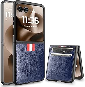 NINKI Compatible for Motorola Razr Ultra 2025 Case with Card Holder ...