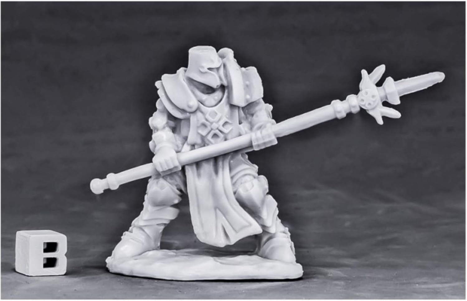 Amazon.com: Mini - Reaper 77554 Crusader Defender (Warrior) : Toys & Games
