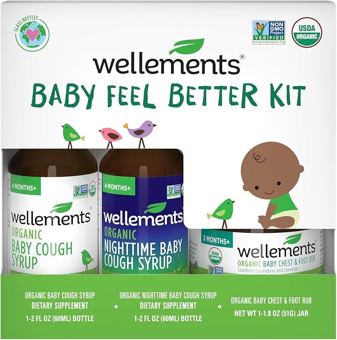 Amazon.com: Wellements Organic Baby Feel Better Kit | Organic Baby ...