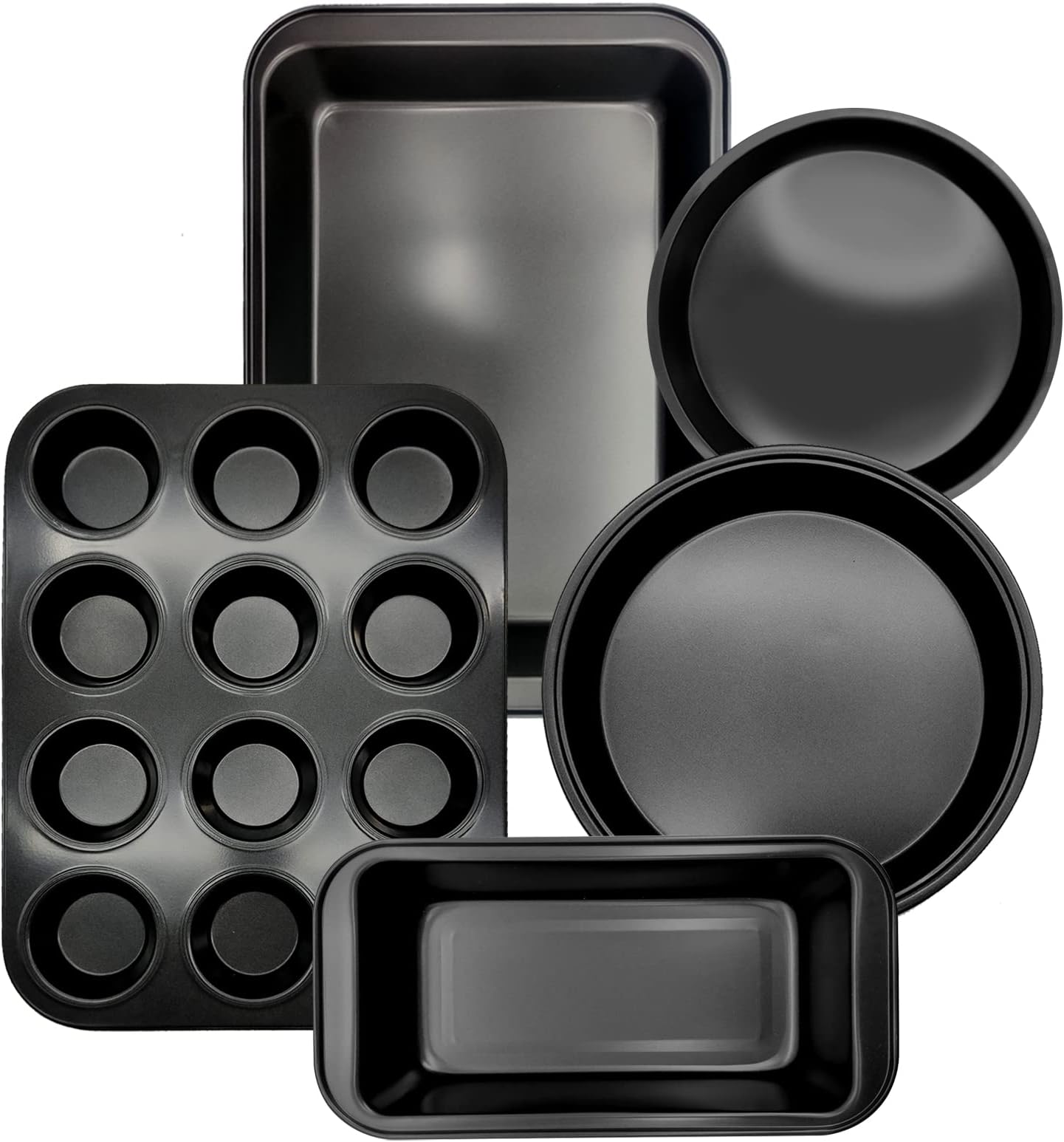 Amazon.com: Morfakit Baking Pans Set, 25 PCS Complete Cake Baking Set ...