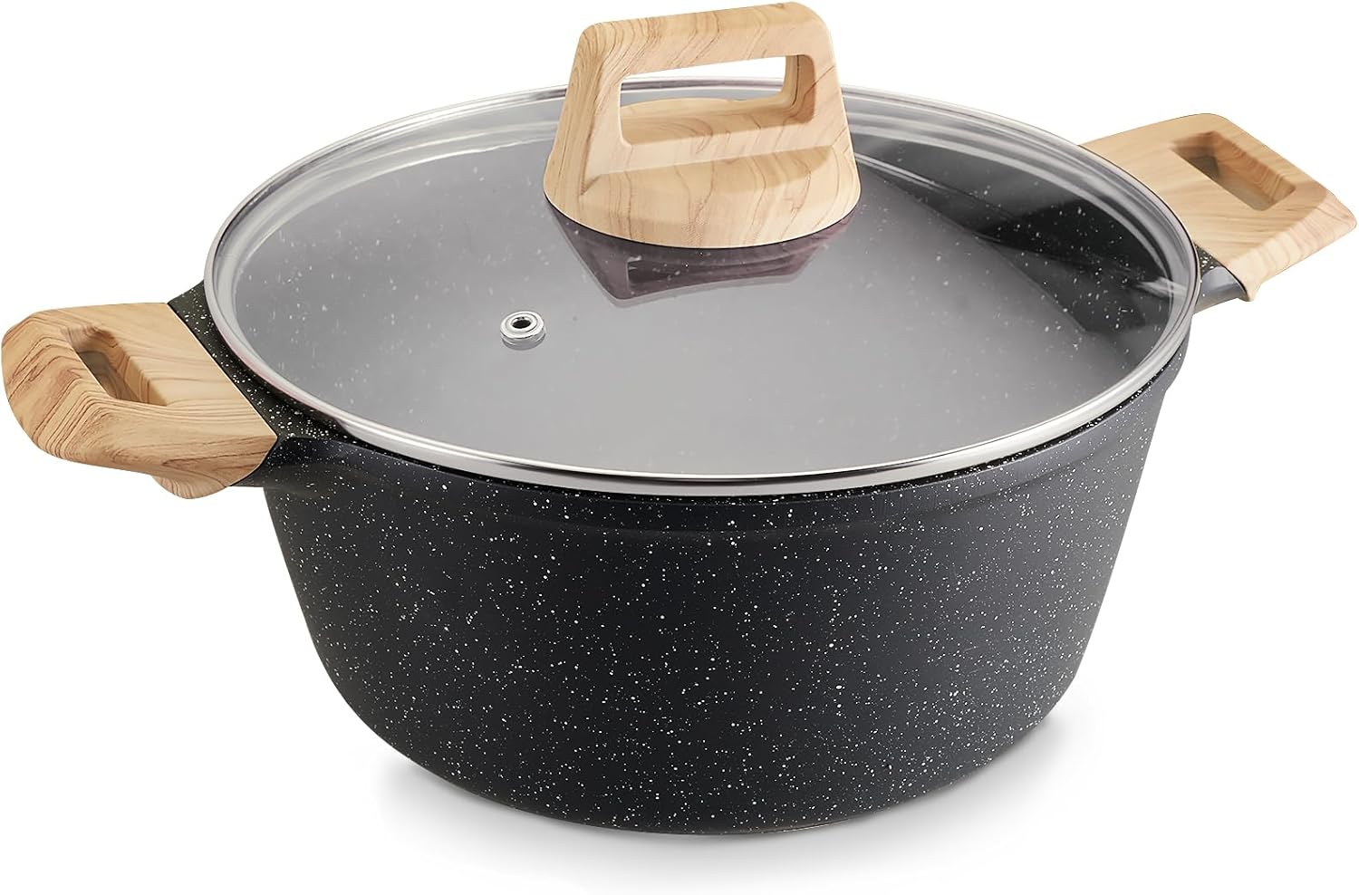 Amazon.com: TIPTAP Nonstick Stock Pot, Granite Cookwear Souppot with ...