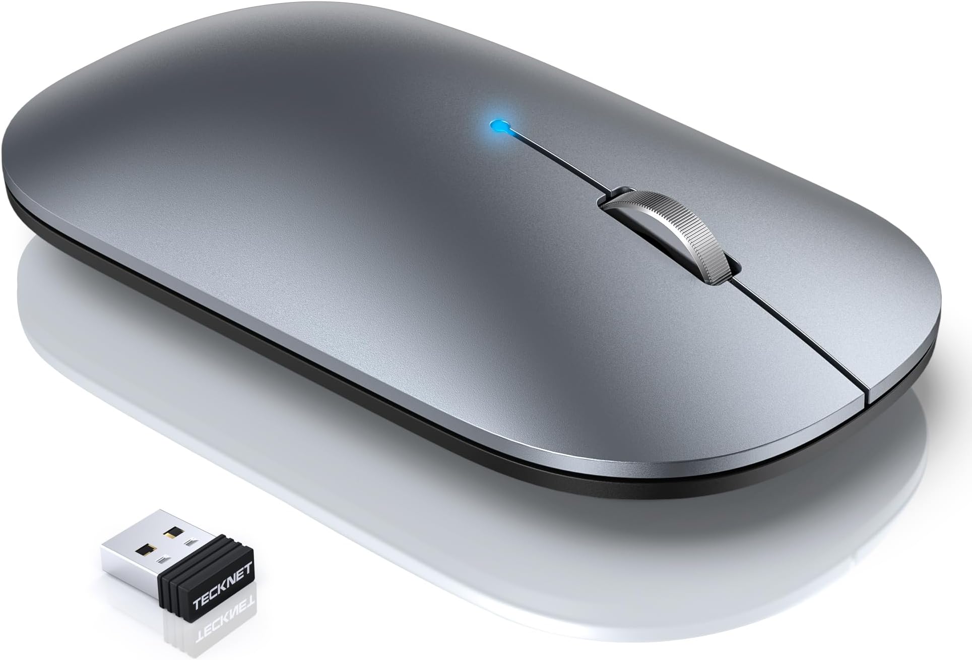 Amazon.com: TECKNET Wireless Mouse (BT5.0/3.0 & 2.4G) Rechargeable 4800 ...